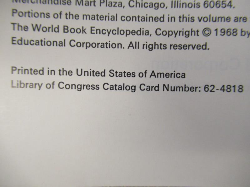 The World Book Year Book 1968 Field Enterprises Educational ...