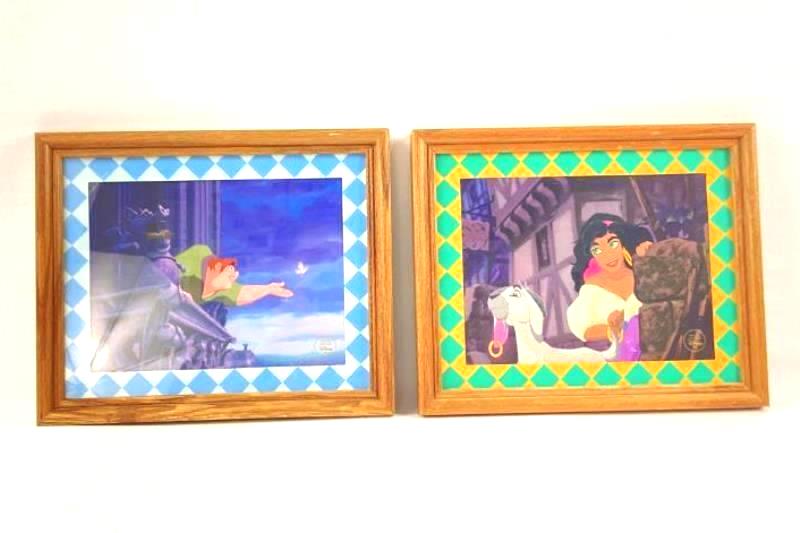 Lot of 2 Framed 1996 Hallmark Disney Hunchback of Notre Dame Prints ...