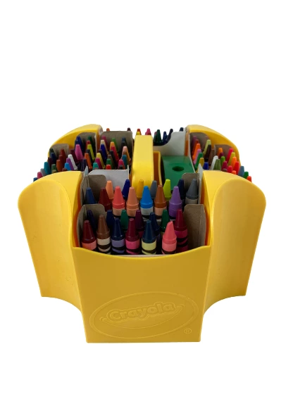 Vintage Crayola Coloring Supplies Carrying Storage Caddy Crayons Color ...