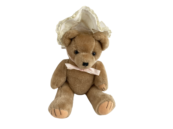 Vtg 1983 Bearly People Jointed Stuffed Plush Teddy Bear Victorian Lace ...